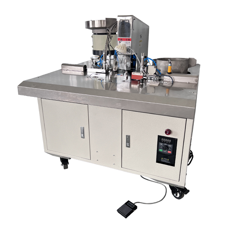 China Pneumatic Fully Automatic Fabric Covered Button Machine for ...